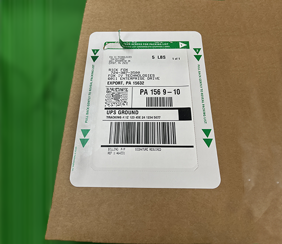 TwinPrint Dual Sided Label Print and Apply | FOX IV