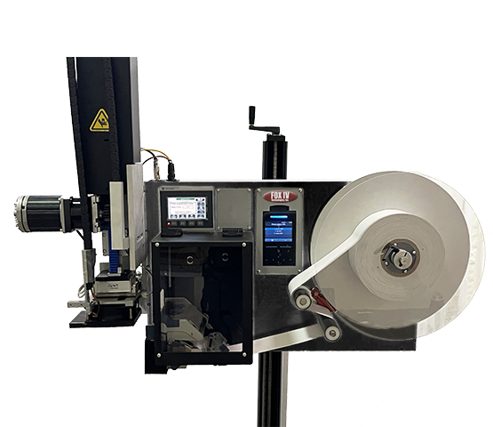 Linerless Label Print and Apply | FOX IV Technologies