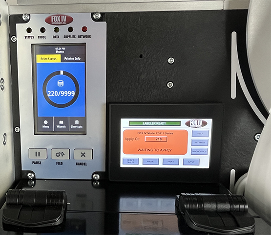 5911 Compact Label Print and Apply | FOX IV
